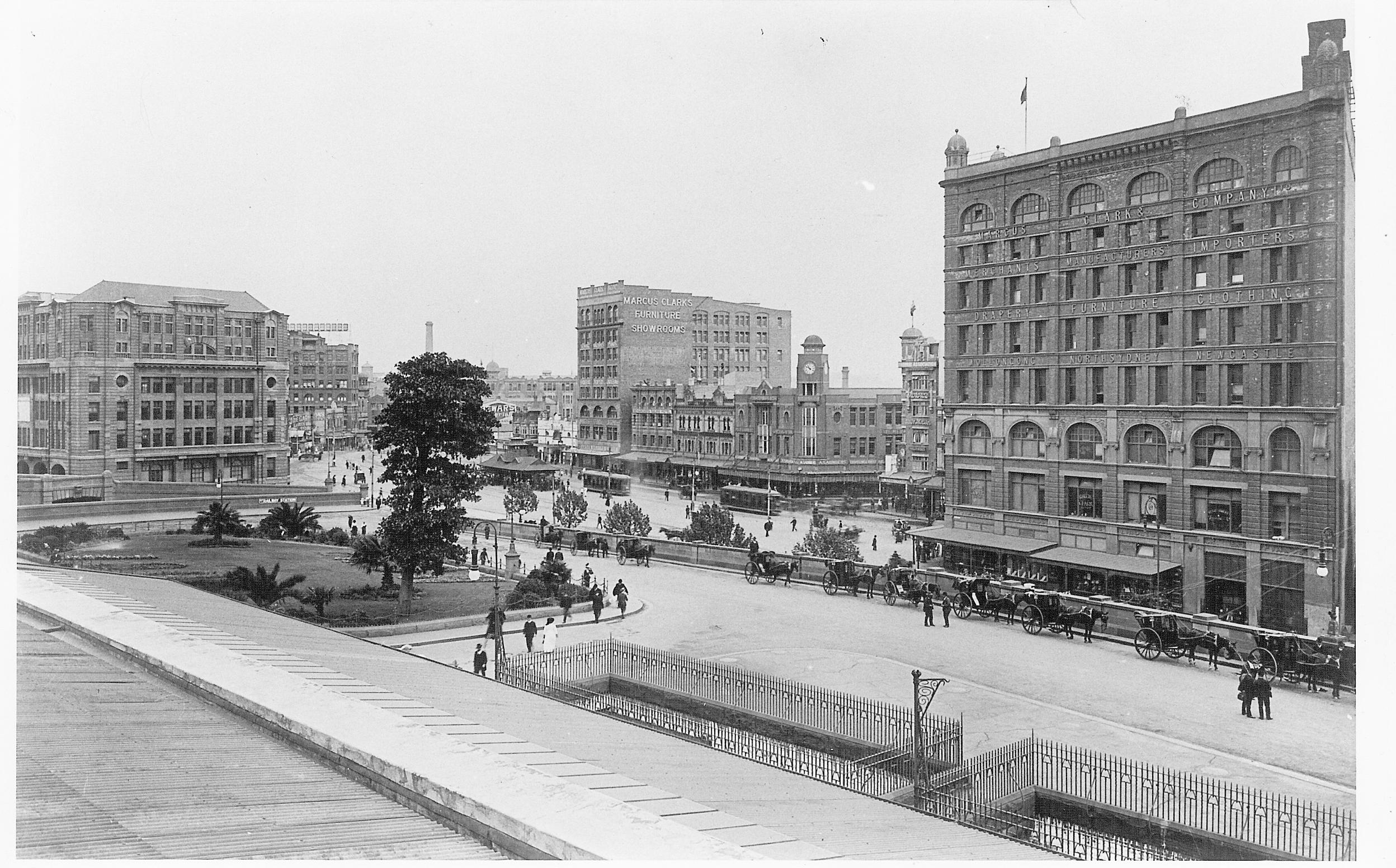MARCUS CLARK AND RAILWAY SQUARE AREA. c1915 | openEQUELLA